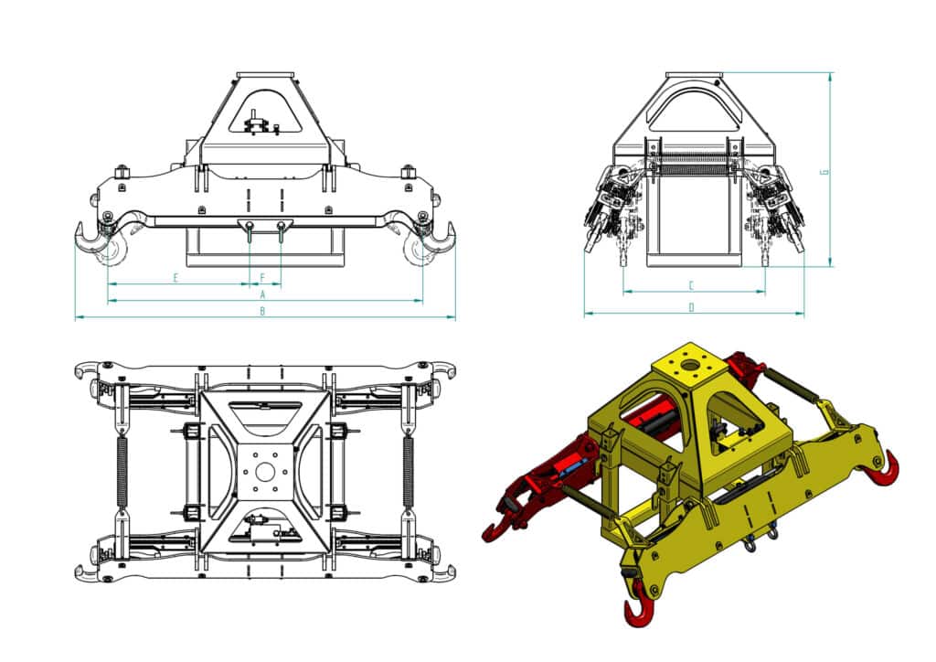 Loading Frame Type EXB-SPR | Scanbalt Crane